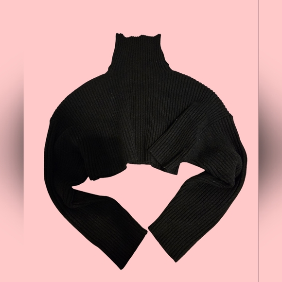 Zara | Sweaters | Zara Extreme Crop Turtleneck Sweater | Poshmark